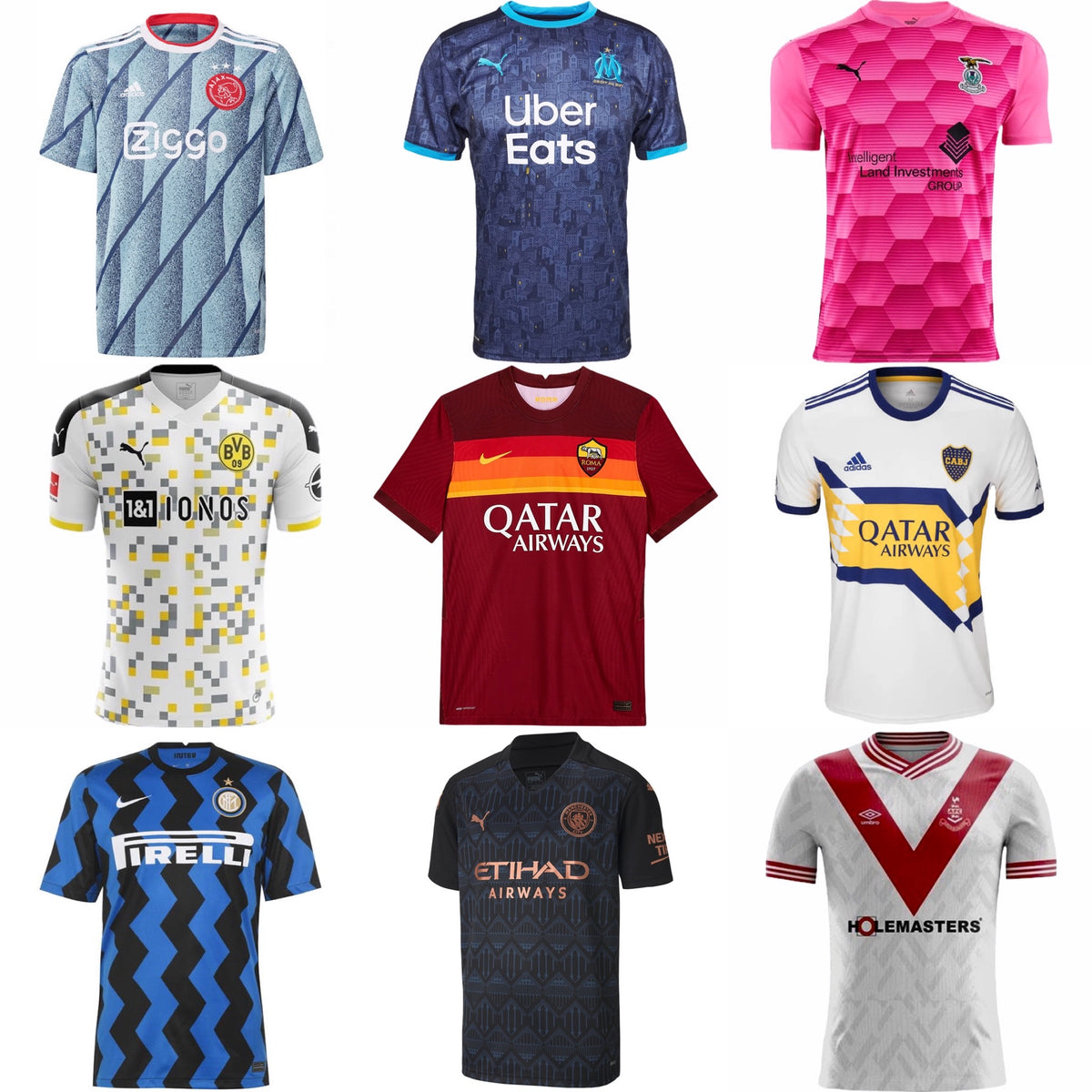 TOP 10 FOOTBALL SHIRTS OF 2020/21 SEASON....... SO FAR ...